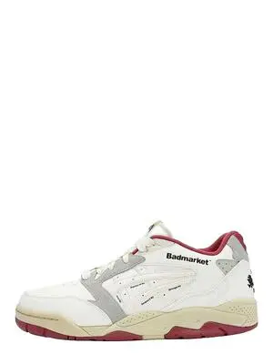 Asics X Badmarket Gel-fuse "white Grey Red" Sneakers - White/grey/red
