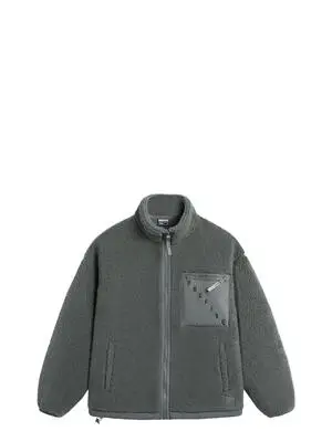 LI-NING Badfive Logo Polar Fleece Jacket - Grey