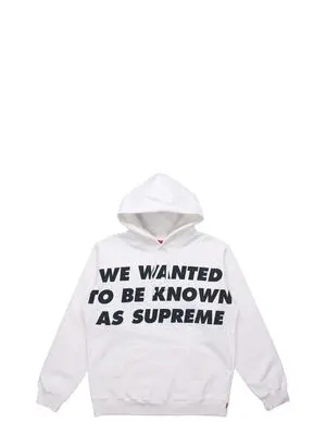 Supreme Known As Hooded Sweatshirt - White
