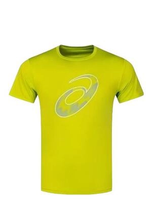 Asics Short Sleeve Running Top - Lime Zest