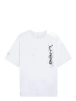 LI-NING Hoops Graphic T-shirt 'white - White/black