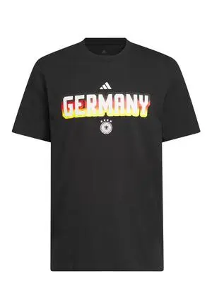 Adidas World Cup 26 Germany Home Graphic T-shirt - Black