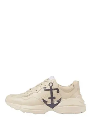 Gucci Gucci Rhyton Series Printed Sneakers White