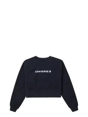 CONVERSE Converse Wordmark Fleece Crew Top