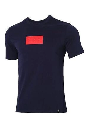 Nike As Fff Nk Tee Travel Blackened Blue - Black/blue