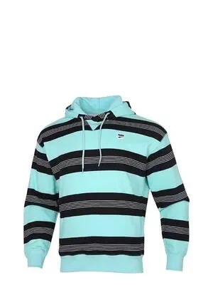 PUMA Downtown Striped Hoodie - Blue/white/black