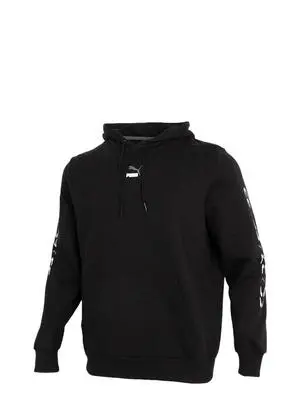 PUMA Graphic Hoodie - Black/white