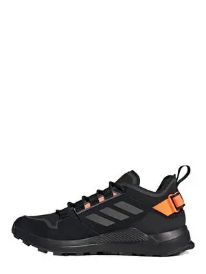 Adidas Low Athletic Sneakers - Black/silver/orange