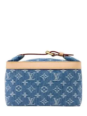 LOUIS VUITTON Monogram Denim Cruiser Toiletry Bag - Blue