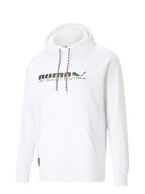 PUMA International Graphic Hoodie - White/grey