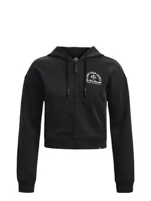 Under Armour Project Rock Heavyweight Terry Full-zip Jacket - Black
