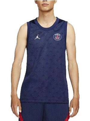 JORDAN Psg Full Print Mesh Sports Vest - Dark