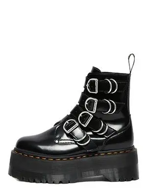 Dr. Martens Jadon Max Platform Combat Boots - Black