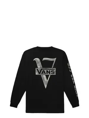 VANS Long Sleeve Printed T-shirt - Black