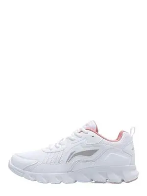 LI-NING Athletic Sneakers With Shock-absorbing Soles - White
