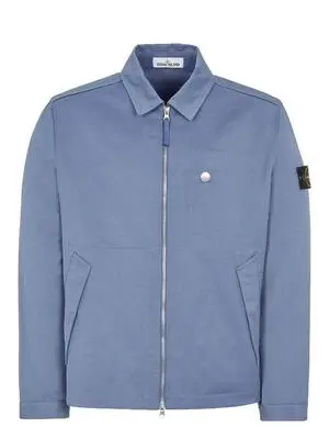 Stone Island Zip-up Jacket - Mid Blue