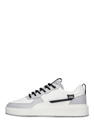 ANTA Skateboarding Shoes - White/black/grey