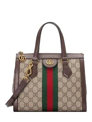 Gucci Gucci Ophidia GG Small Tote Bag Beige/brown