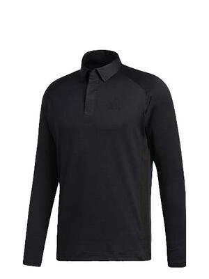 Adidas Long Sleeve Performance Polo - Black