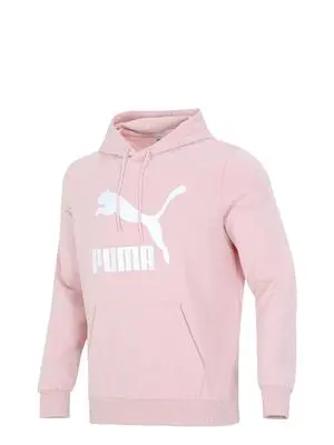 PUMA Classics Logo Printing Pullover - Pink