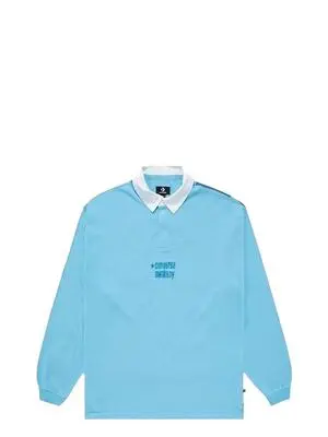 CONVERSE X Awake Ny Rugby Shirt - Baltic Sea