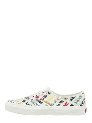 VANS Authentic Low Top Sneakers - White/multi-color