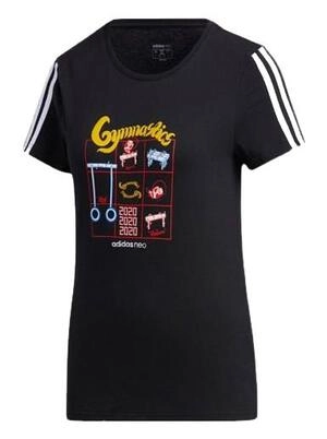 Adidas Neo Graphic T-shirt - Black/multi-color