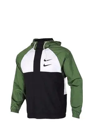 Nike Swoosh Windproof Hooded Jacket - Green