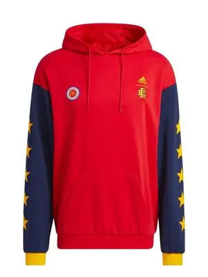 Adidas Logo Printing Splicing Hoodie - Default Color