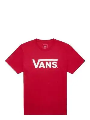 VANS Tee Attack Classic Logo Short Sleeve Casual - Red