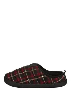 PUMA Scuff Flannel Slip-on Slipper - Black/red