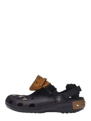 CROCS X Mcm Classic Clogs - Black/gold/cognac