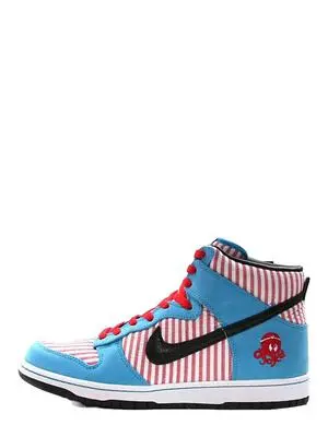 Nike Dunk High Premium "osaka/dotonbori" Sneakers - Blue/black/red