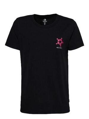 CONVERSE Graphic Short Sleeve T-shirt - Black