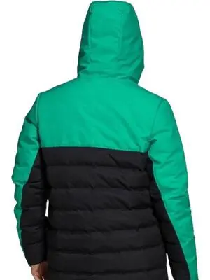 Adidas Hooded Down Jacket - Blue