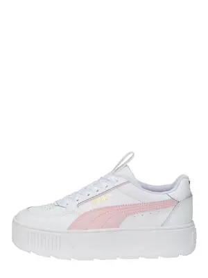 PUMA Karmen Rebelle Platform Sneakers - White/pink
