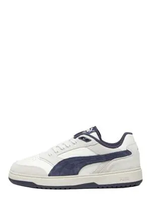 PUMA Doublecourt Prm Low Top Sneakers - Warm White-new Navy
