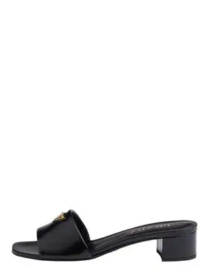 PRADA PRADA Saffiano Patent Leather Sandals