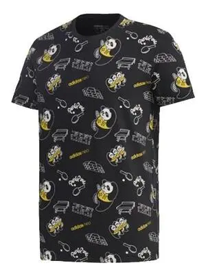 Adidas Neo Casual Sports Bear Short Sleeve - Black