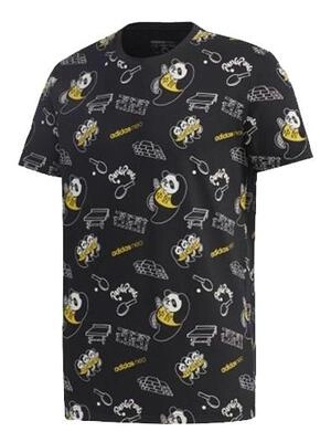 Adidas Neo Casual Sports Bear Short Sleeve - Black