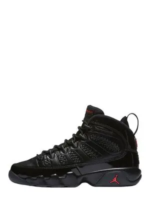 JORDAN 9 Retro Basketball Sneakers - Black/red