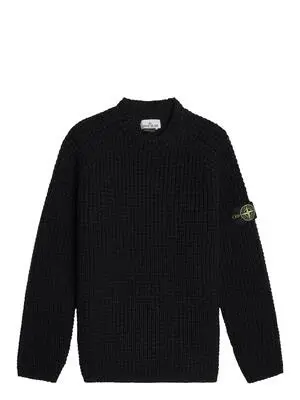 Stone Island STONE ISLAND President's Wool Sweater Black