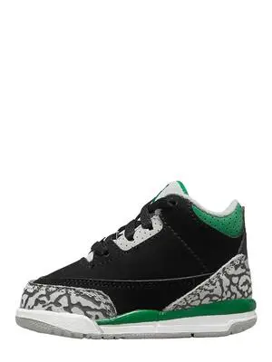JORDAN 3 Retro Td 'pine Green' Sneakers - Black/green