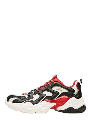 ANTA Grand Slam Athletic Sneakers - Black/white/red