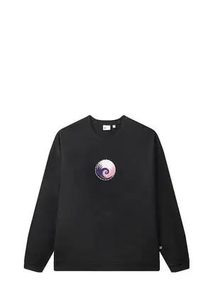 FILA Minimalistic Casual Knit Top - Black