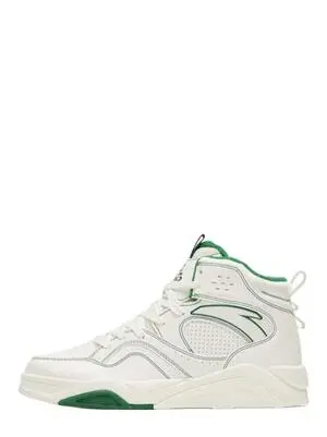 ANTA Flame 3.0 High Top Sneakers - White/green
