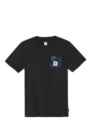 Adidas Originals Owning Pkt Tee Pocket Casual Sports Short Sleeve - Black