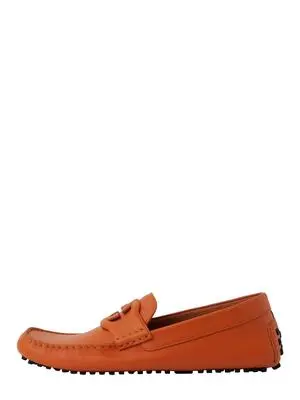 GUCCI Gucci Interlocking G Leather Flats