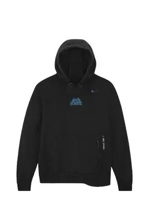 Nike X Off-white Fleece Hoodie Blue - Black