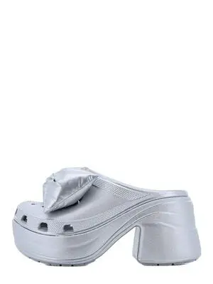 CROCS Siren Metallic Bow Clogs